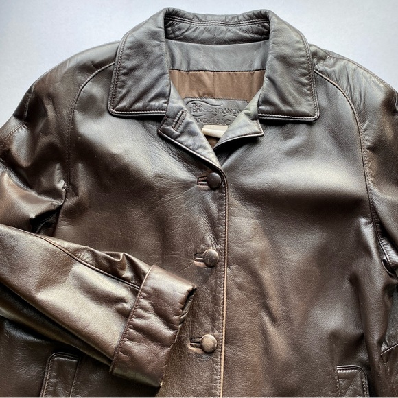 Leather Ranch | Jackets & Coats | Vintage Leather Ranch Trench Coat ...